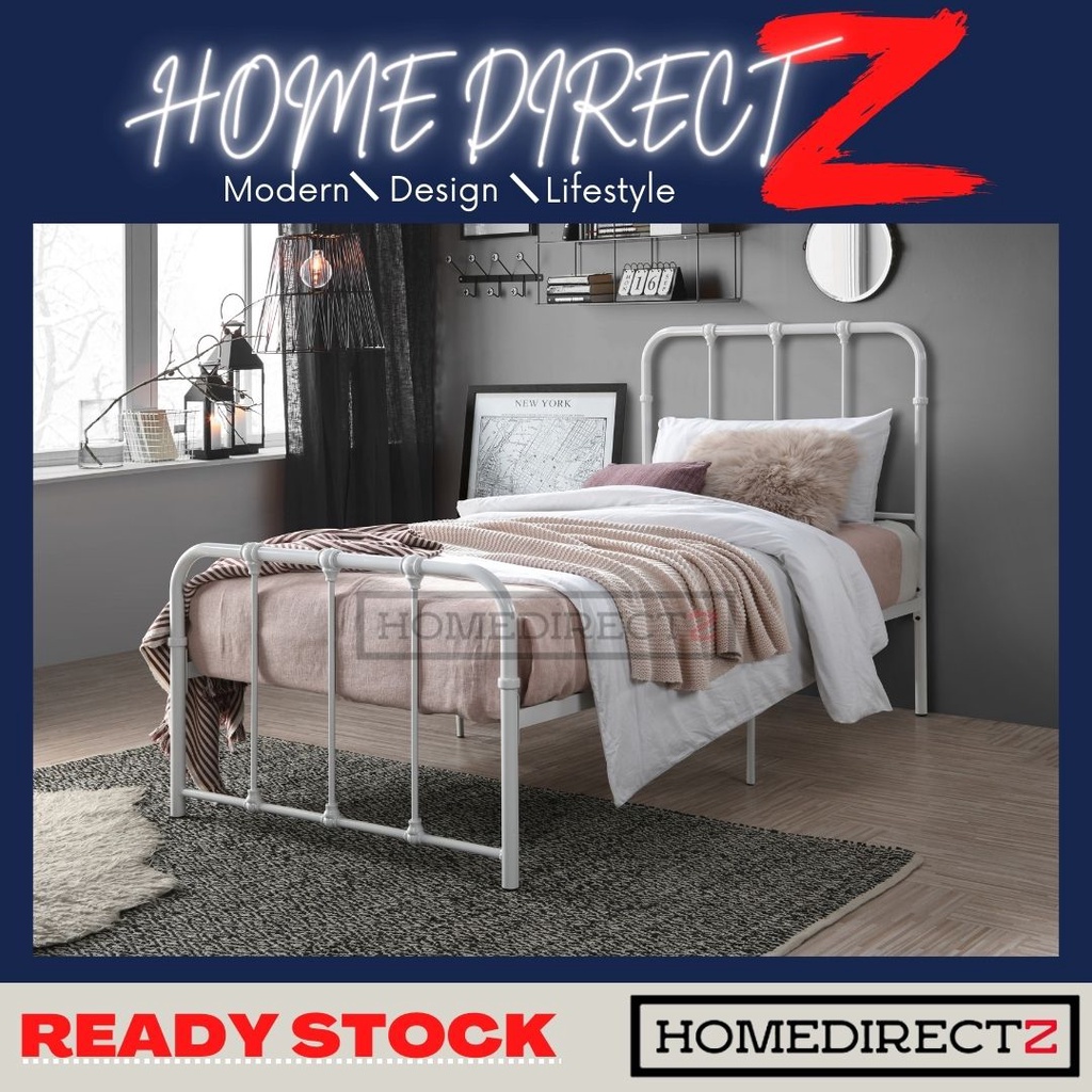 HDZ Single BedFrame Katil Divan Single Size Bed Katil Besi Single Katil ...