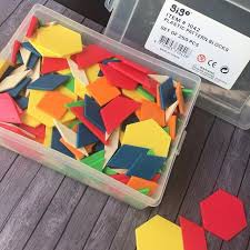Gigo Plastic Pattern Blocks 250 pcs | Shopee Malaysia