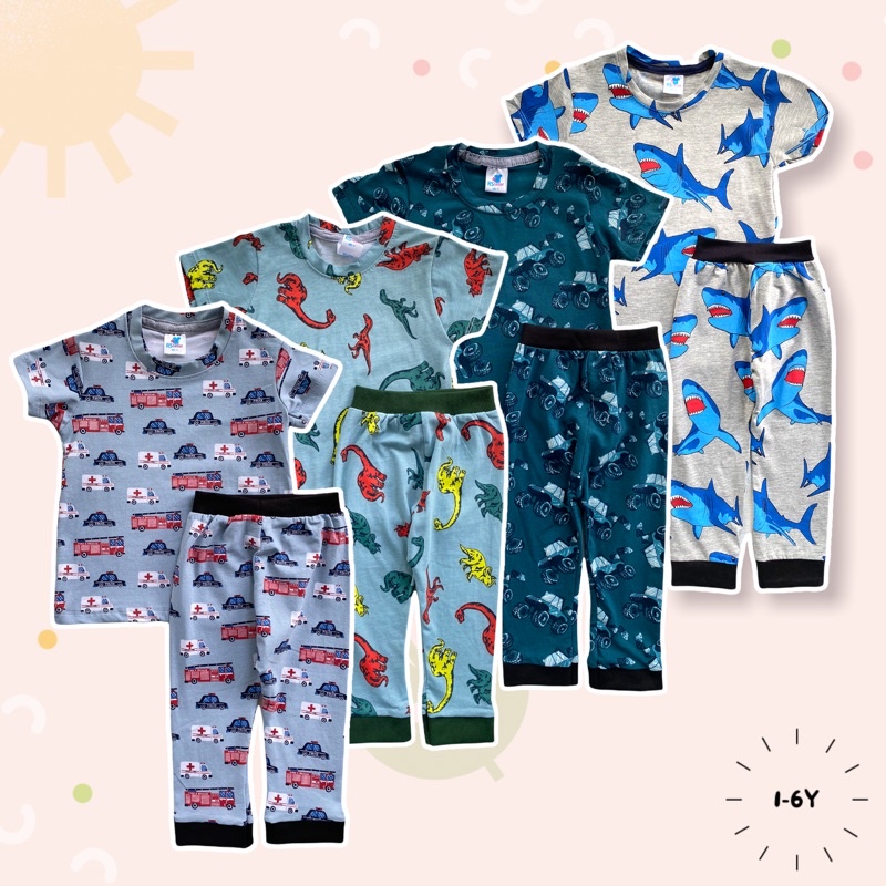 PYJAMAS RS 1-6 TAHUN | Shopee Malaysia