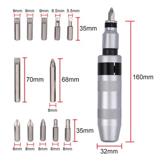 【Modern tools】13PCS HEAVY DUTY IMPACT DRIVER IMPACT SCREWDRIVER SET ...