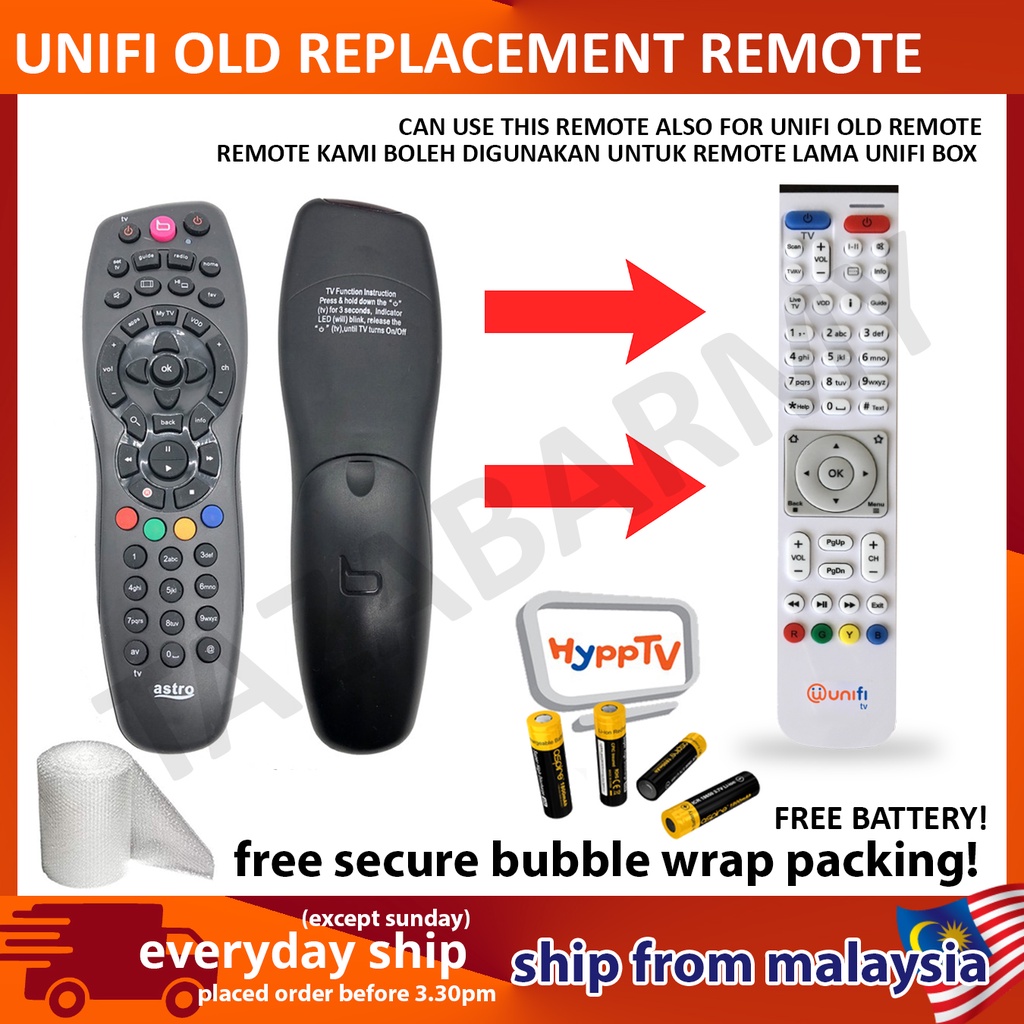 TM HyppTV Box Huawei Remote Control EC6108v8 EC6106V5 EC6108v9 EC2108E ...