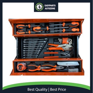 Autozone 85pcs tools set Cantilever Metal Tool Box Set 5 Tier 85pcs ...