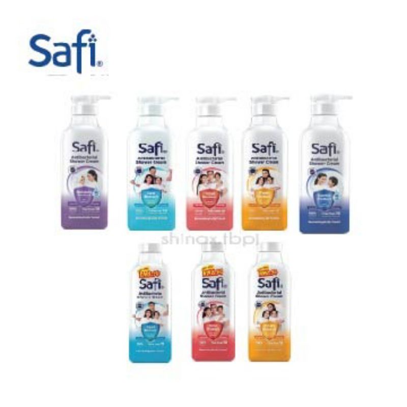 SAFI ANTIBACTERIAL SHOWER CREAM/SABUN MANDIAN BADAN 500g/1kg/975g ...