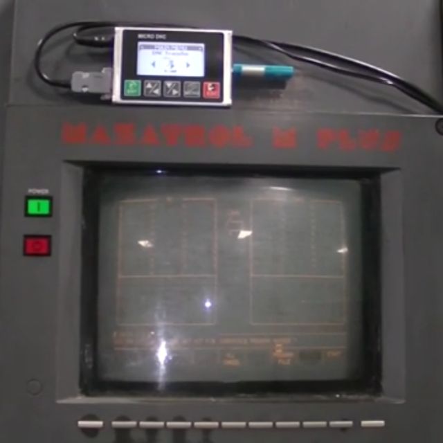 CNC Program Transfer Device - USB flash drive to RS232 converter to CNC ...