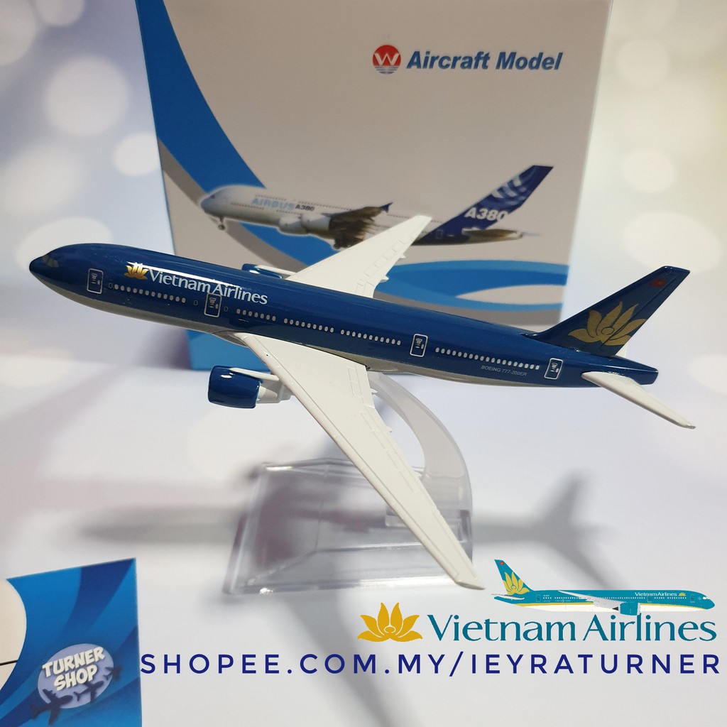 Vietnam Airlines B777-200 Aircraft Model 16cm Die-cast Metal Airplane ...