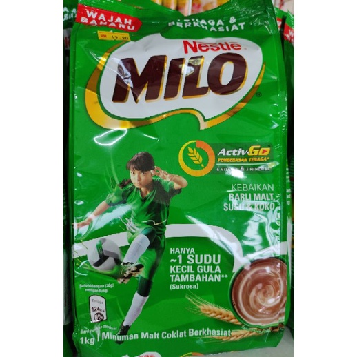 Nestle Milo 1kg Minuman Malt Coklat Berkhasiat | Shopee Malaysia