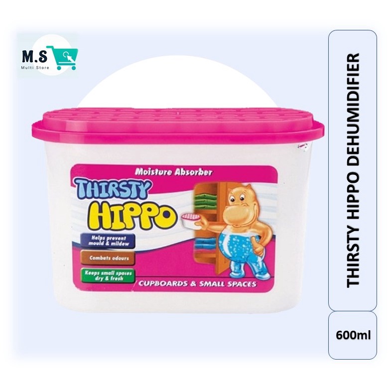 THIRSTY HIPPO DEHUMIDIFIER MOISTURE ABSORBER (600ml) | Shopee Malaysia