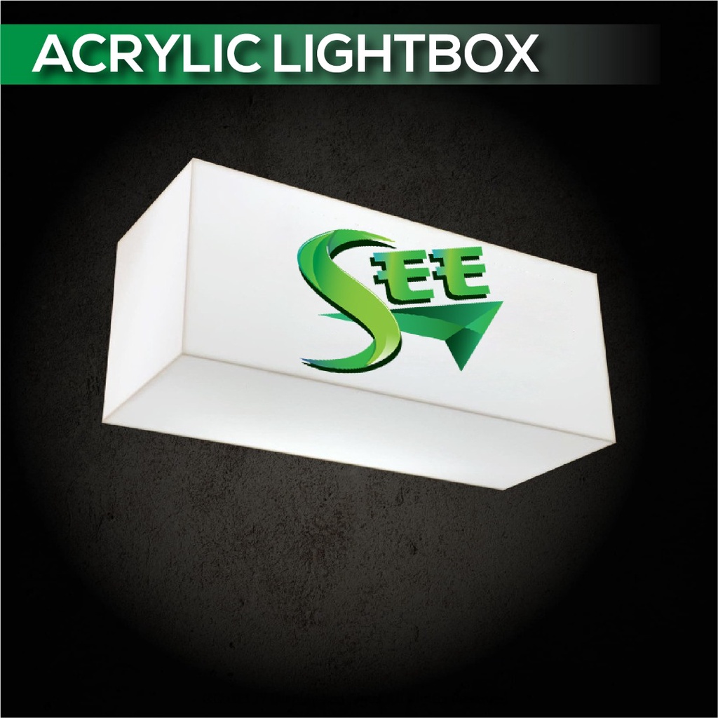 [Custom Made] Acrylic Led Lightbox(2 SIDE) | Shopee Malaysia