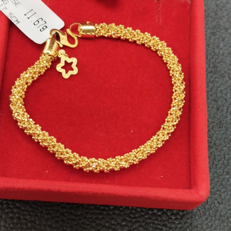 Emas 916 Rantai Tangan Jagung | Shopee Malaysia