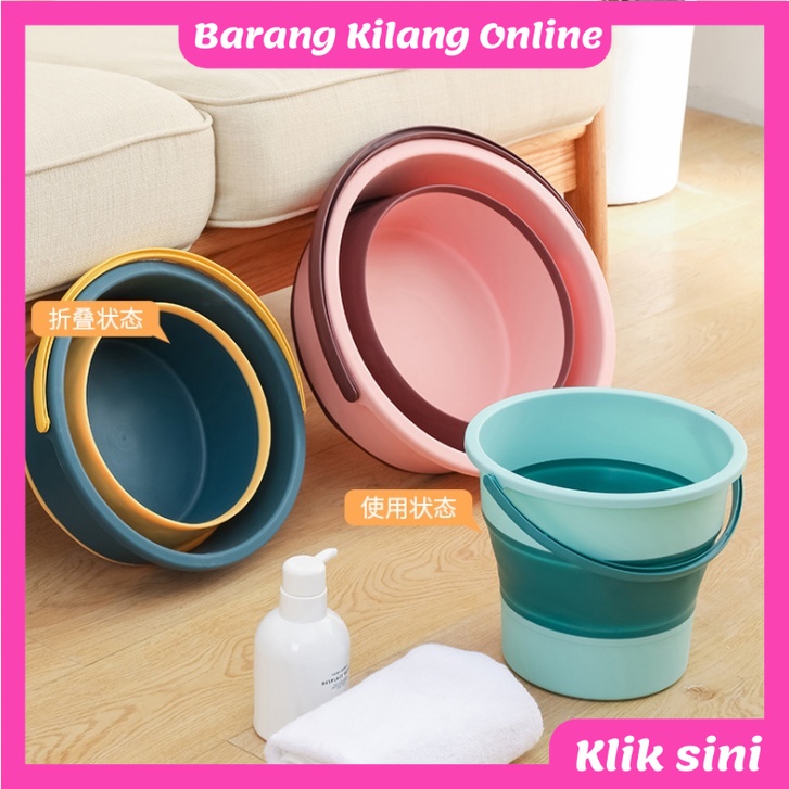 Baldi boleh lipat Foldable Pail Baldi Lipat baldi camping pail bekas ...