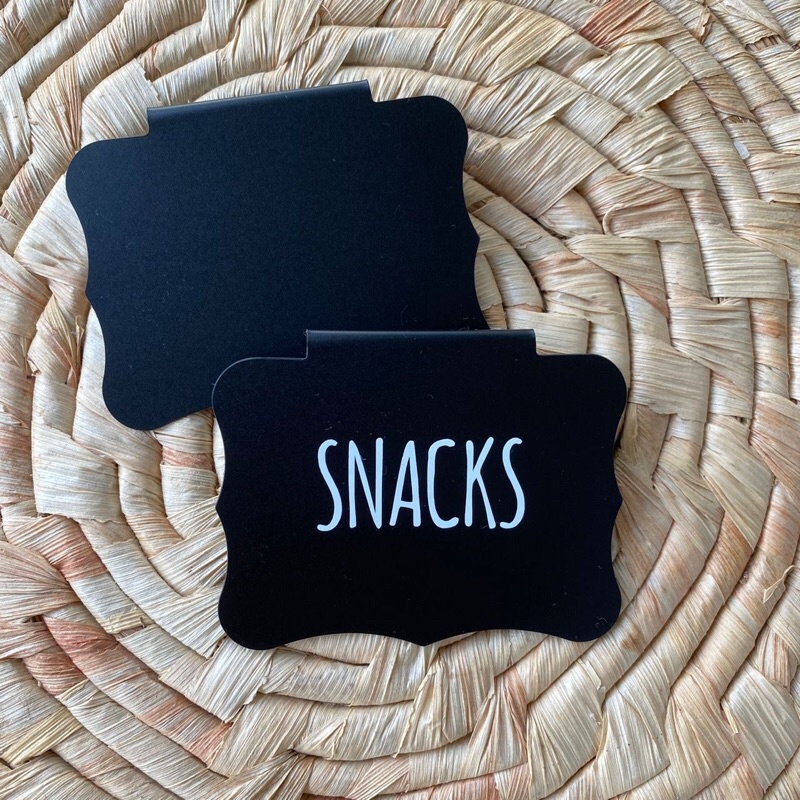 (NEW SHAPE) Local Ready Stock Pvc Clip Tag , Clip Label Dapur (with ...