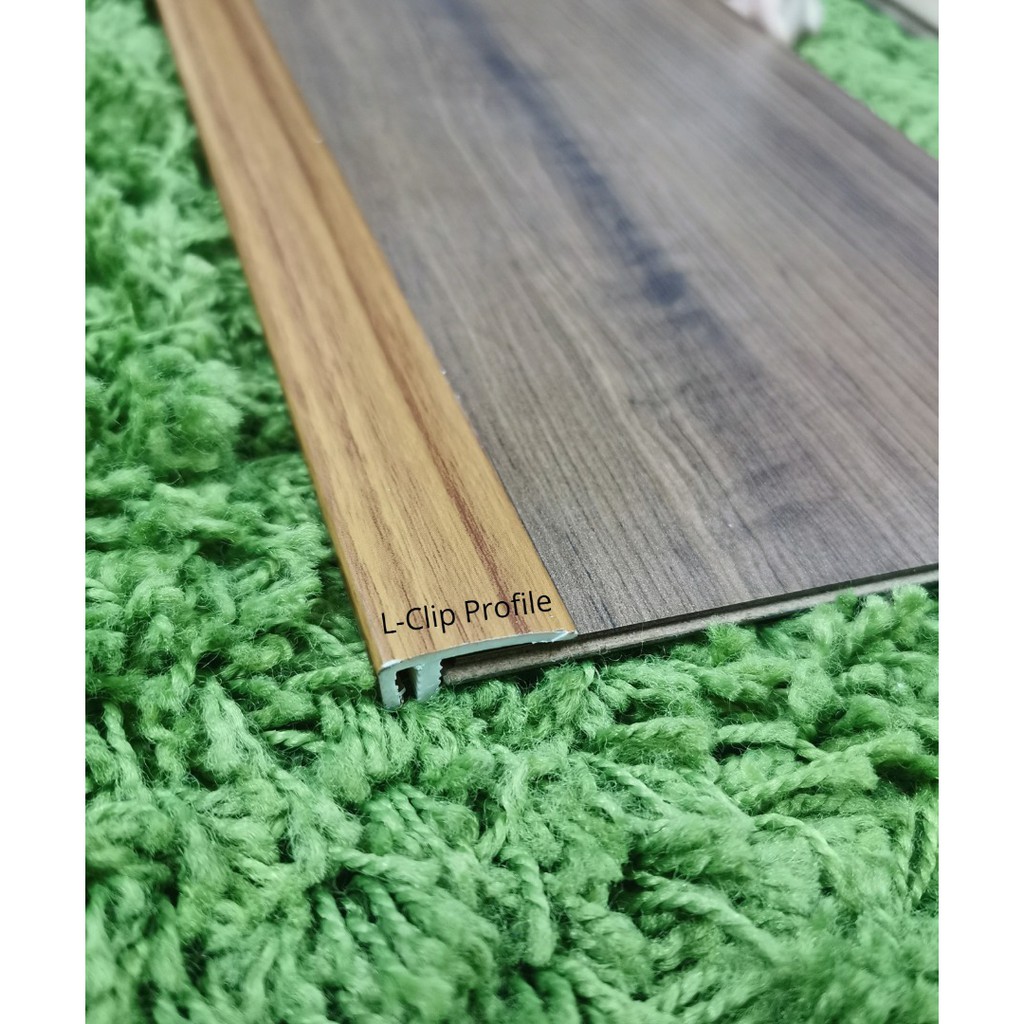 PVC L-CLIP-END PROFILE (FLOORING ACCESSORIES) | Shopee Malaysia