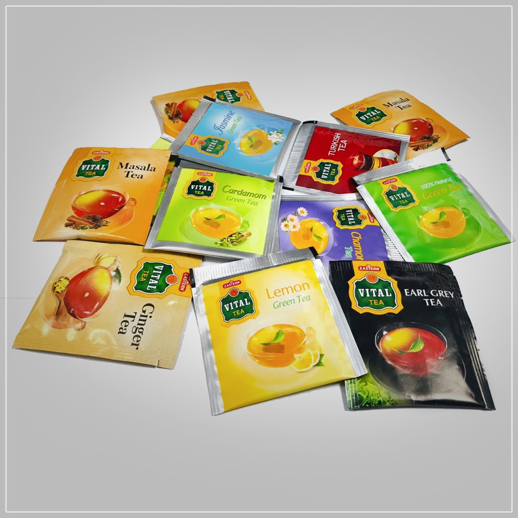 Vital Tea Assorted Green Tea & Black Tea Range Tea Bags - READY TO SHIP ...
