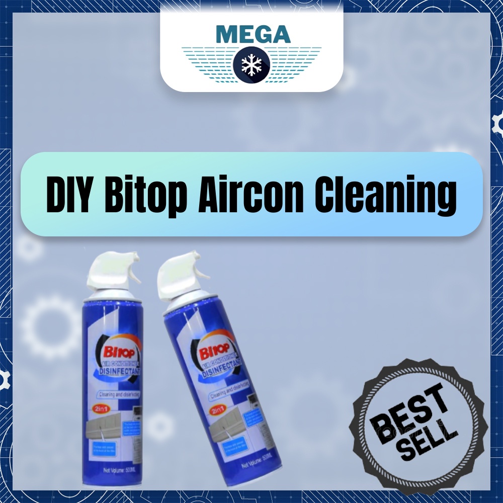 DIY BITOP AIR CONDITIONER CLEANING AND DISINFECTING FOAM (SPRAY TYPE ...