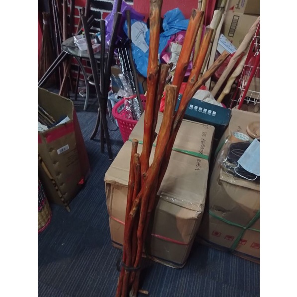 Tongkat Raja Kayu Merah Hutan Asli | Shopee Malaysia