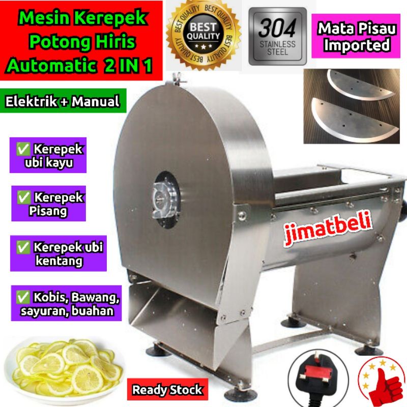 Mesin Hiris Kerepek Ubi Kayu, Kerepek Pisang, Bawang Hiris & Sayuran ...