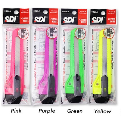 SDI CUTTER KNIFE 0426A (18mm) / 0411A (9mm) | Shopee Malaysia