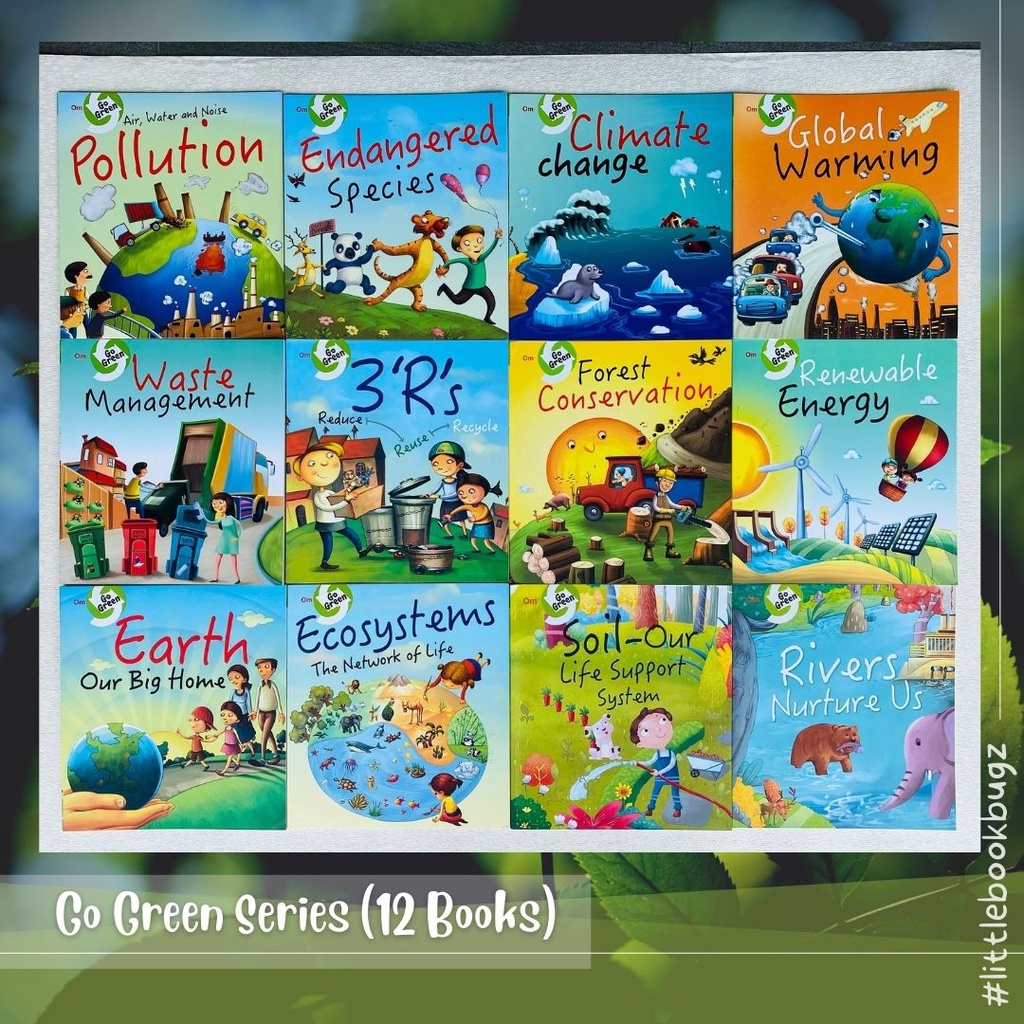 Go Green Books/Endangered Species/Renewable Energy/Forest/Waste ...