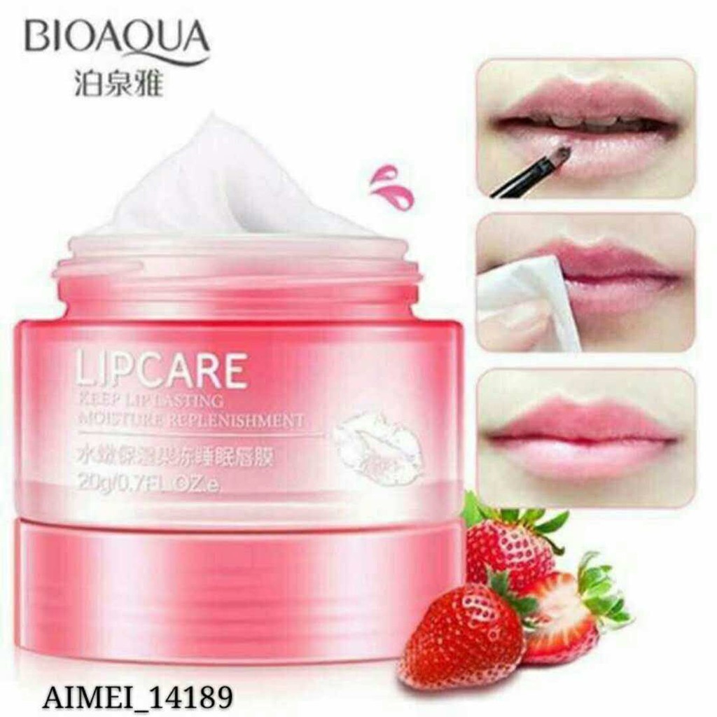 BIOAQUA Lip Care Lips Balm Strawberry Moisturizer Nourish | Shopee Malaysia