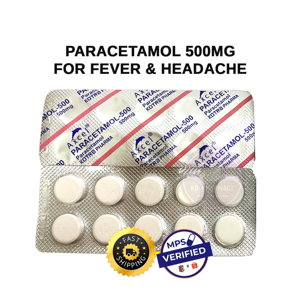 Axcel Tablet Paracetamol 500mg 10 tabs | Shopee Malaysia