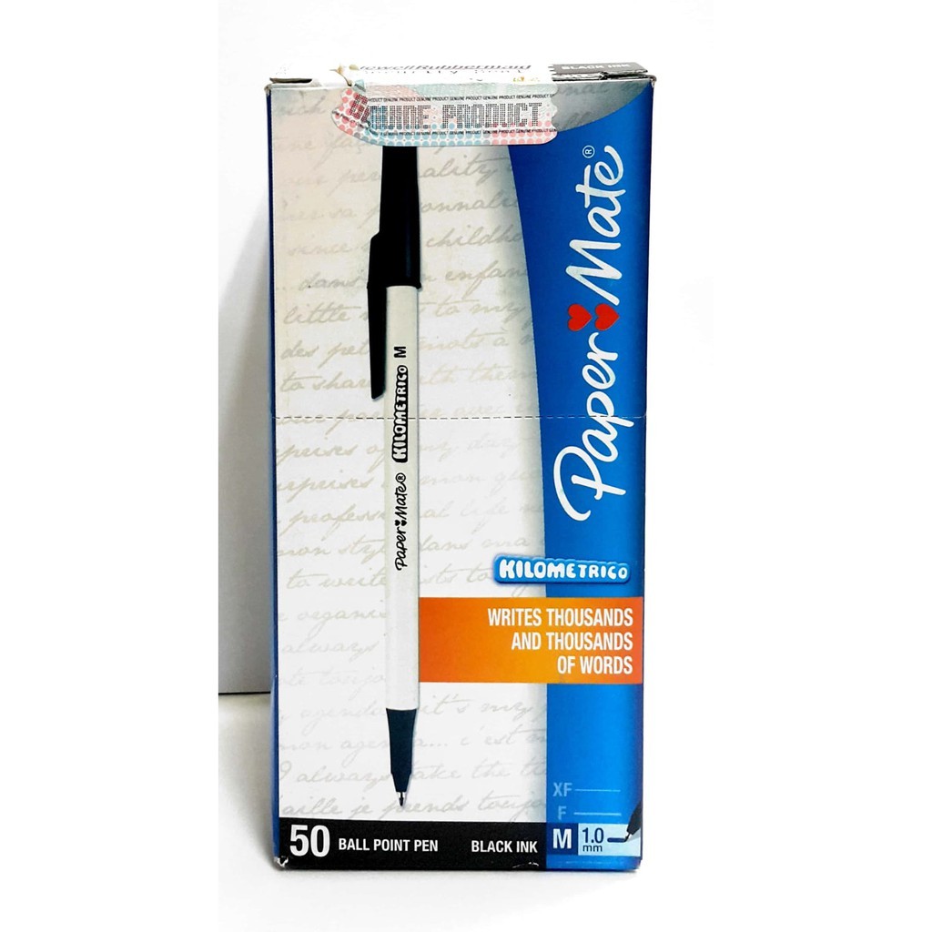 PaperMate Kilometrico BALL POINT PEN 1.0mm (BOX of 50pcs) | Shopee Malaysia