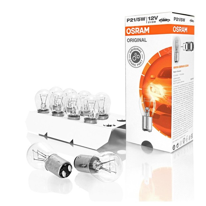10pcs x Original Osram 7528 1157 1016 12V P21/5W Halogen Light Car Bulb ...