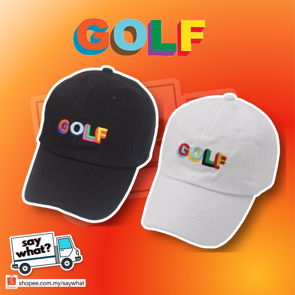 🇲🇾 READY STOCK 🔥 GOLFWANG GOLF LETTER FASHION SKATEBOARD COOL BASEBALL ...