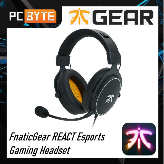 Fnatic Gear React ESports Performance Headset | Shopee Malaysia
