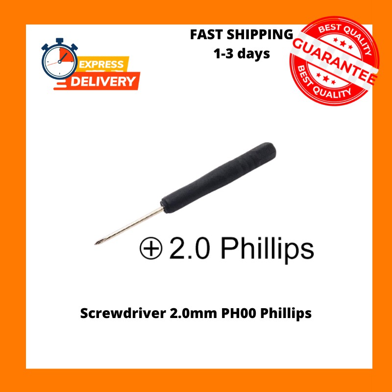 2.0mm PH00 Phillips Precision Screwdriver for Electronics DIY Repair ...