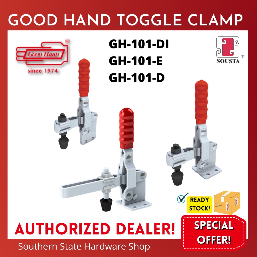 GH-101-D, GH-101-DI, GH-101-E GOOD HAND VERTICAL HANDLE TOGGLE CLAMPS ...