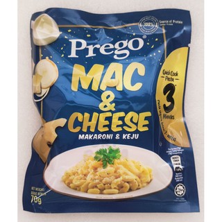 Prego Quick Cook Pasta 3 Minute Mushroom Carbonara Mac / Mac & Cheese ...
