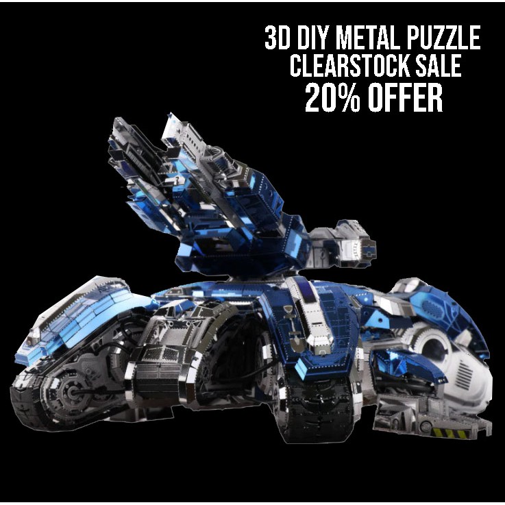 [CLEARSTOCK SALES🎉🎉🎉] 3D DIY Metal Puzzles Starcraft Edition Set 1 20 ...