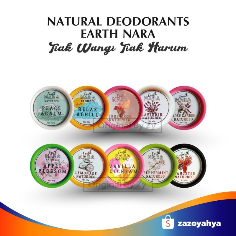 [FREE MAKEUP BAG] NATURDEO Deodorants Earth Nara 40g Natural For Smelly ...