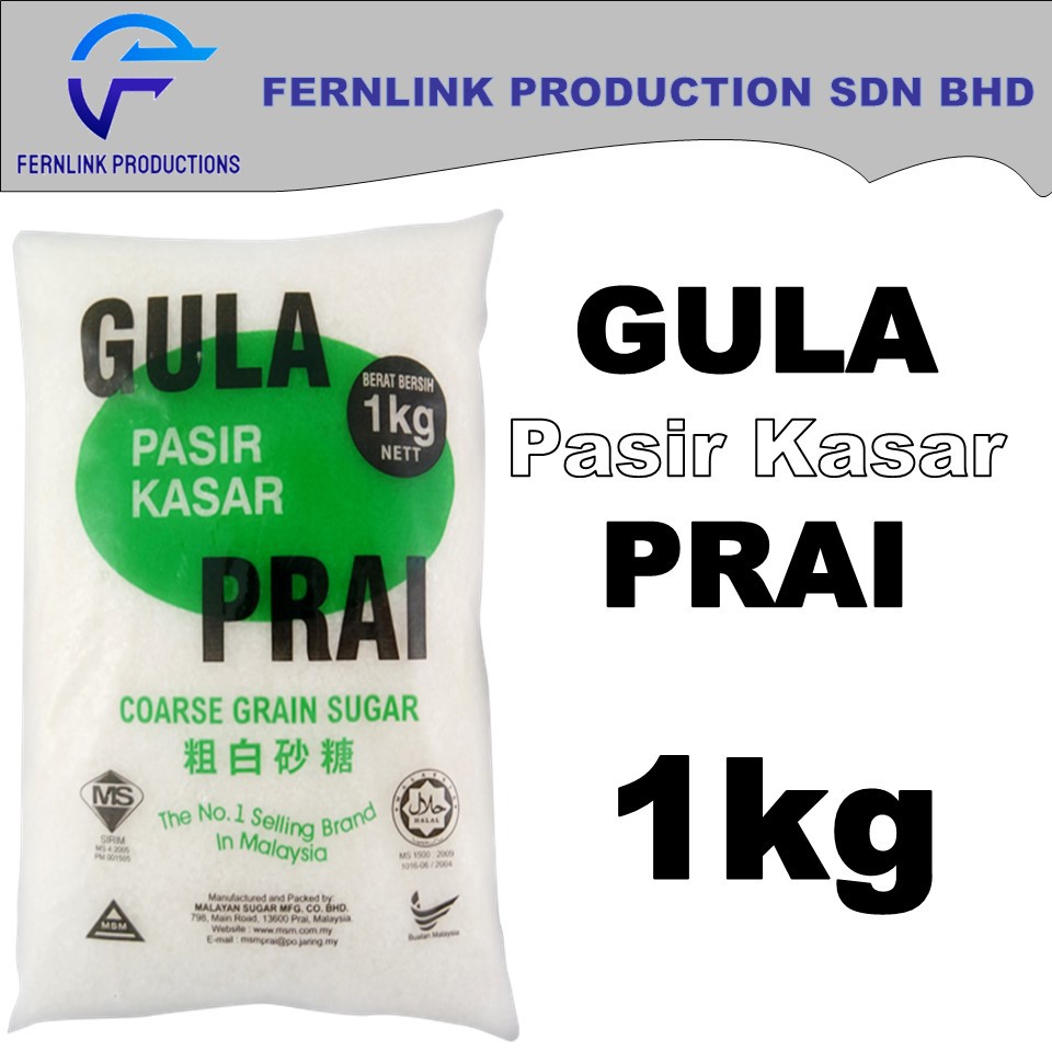 Gula Pasir Kasar PRAI 1kg | Shopee Malaysia