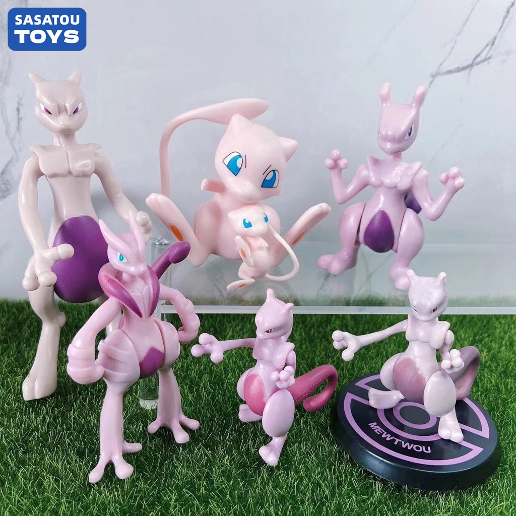Pokemon figure mewtwo mew figure pokemon toys for boys birthday gift ...