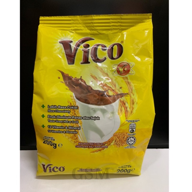 Vico Chocolate Malt Food Drink 200g | Shopee Malaysia