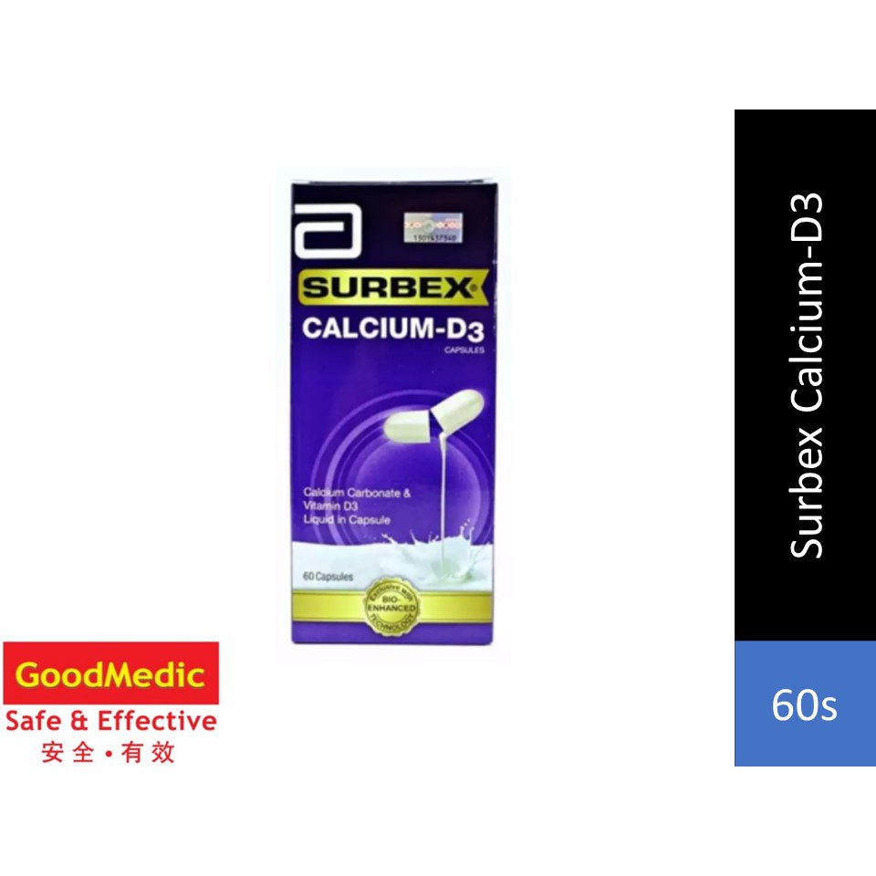 Abbott Surbex Calcium-D3(1 x 60s) | Shopee Malaysia
