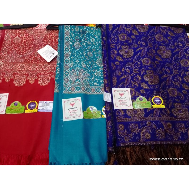 Ridak Almas Bersulam Kashmiri Shawl | Shopee Malaysia
