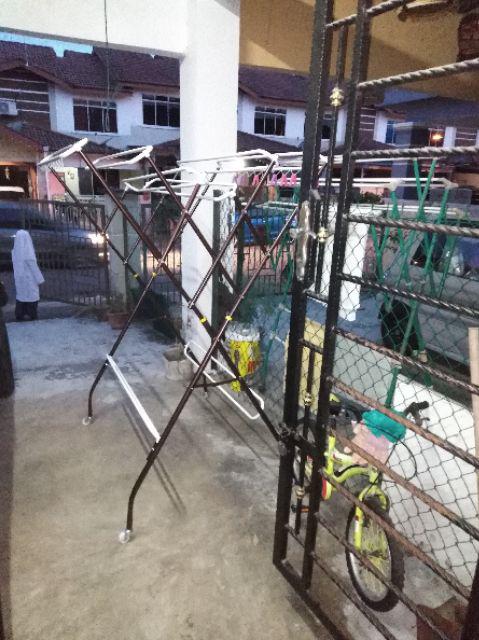 Drying Rack Ampaian Baju / Rak Baju / Sidai Baju Paxon /6 / 12 bars ...