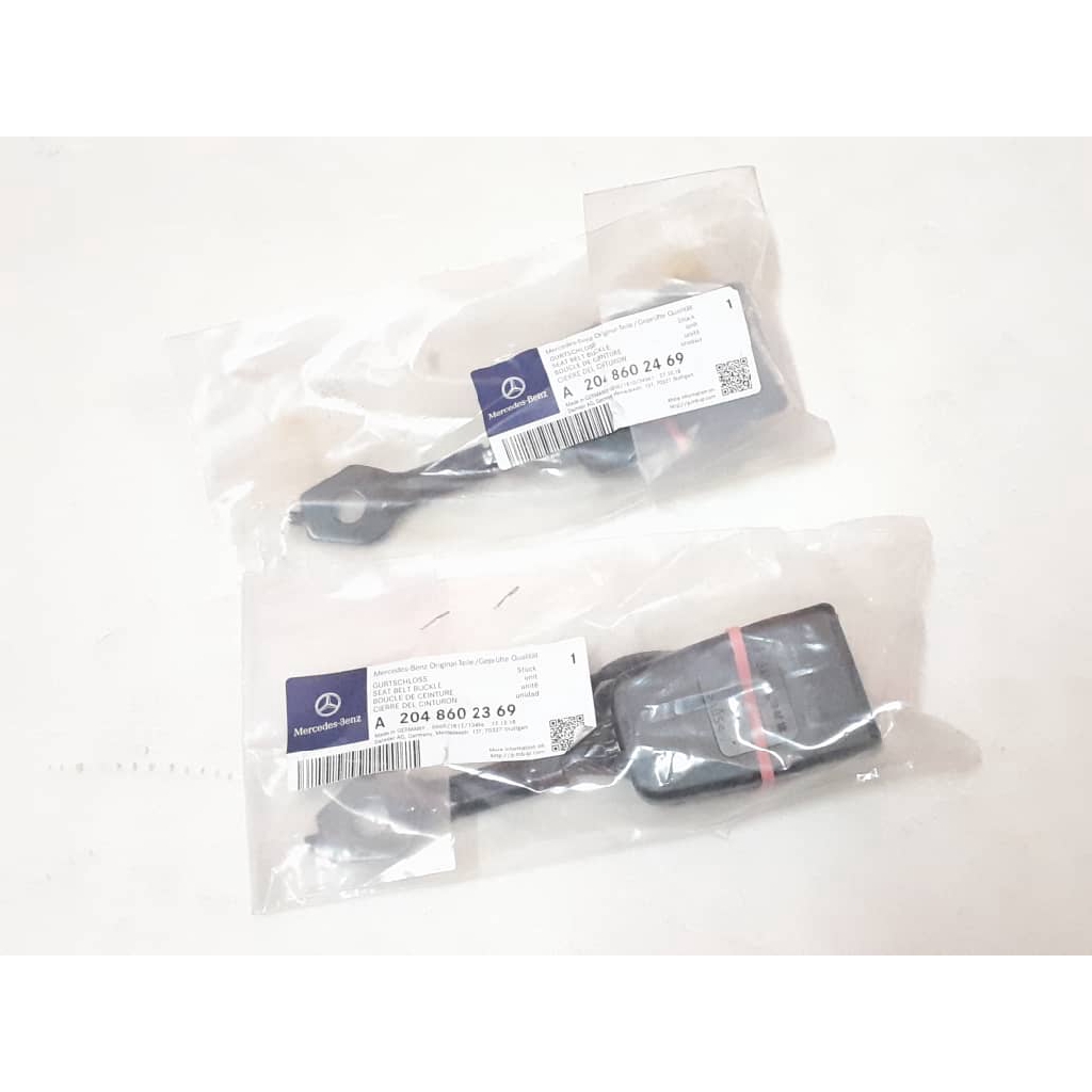 Mercedes Benz Original Seat Belt Lock Buckle C-Class W204 Facelift Left ...