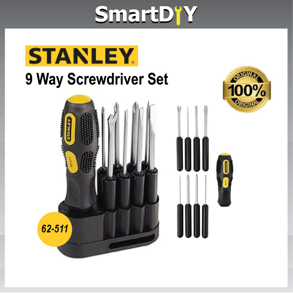 STANLEY 62-511 9 Way Screwdriver Set | Shopee Malaysia