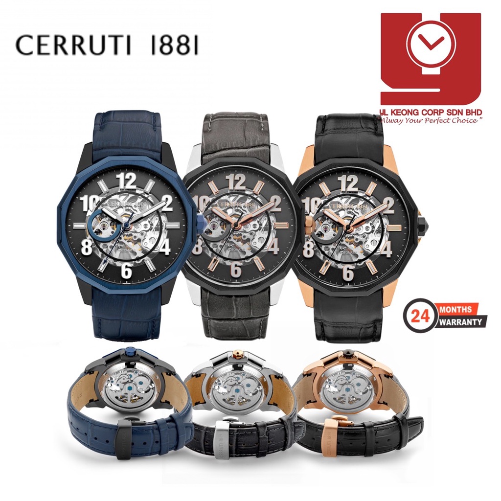 CERRUTI 1881 MOLVENO MEN AUTOMATIC WATCH | Shopee Malaysia