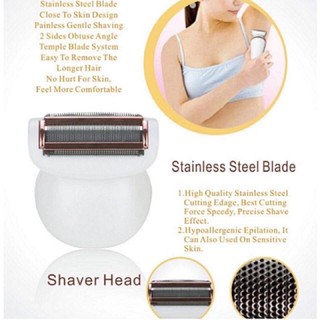 KEDA Epilator 4 in 1, dapat 4 kegunaan,berus muka,massage muka,cukur ...