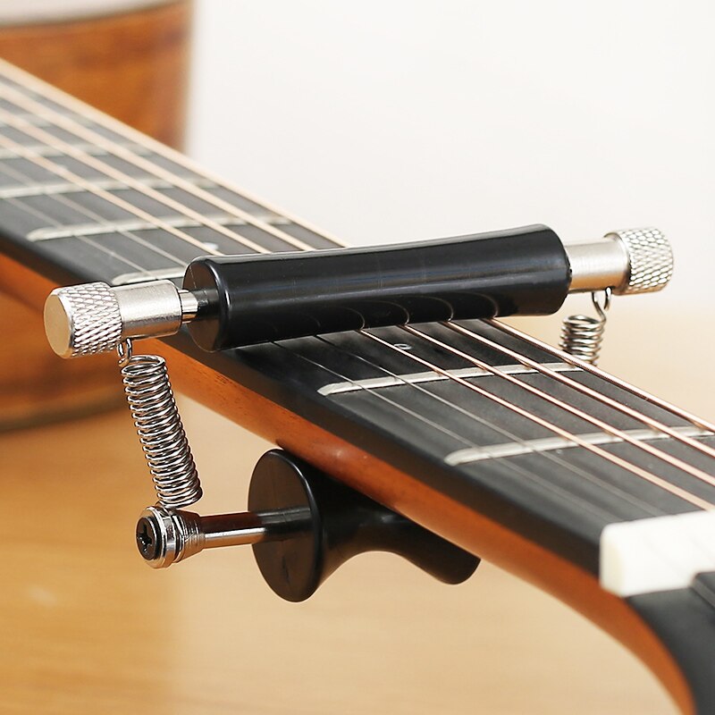 Portable Glider Guitar Capo Slide Quick Setup Rolling for 6-string Folk ...