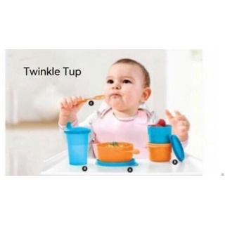 Tupperware Twinkle Tup with Box ( Feeding Bowl + Snack Cup + Hang On ...