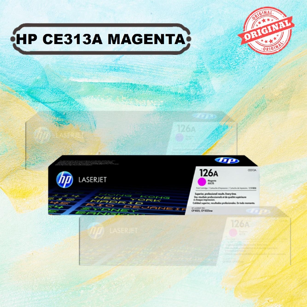 HP GENUINE Original CE313A / CE 313A / 313A / 313 - 126A - (Toner ...
