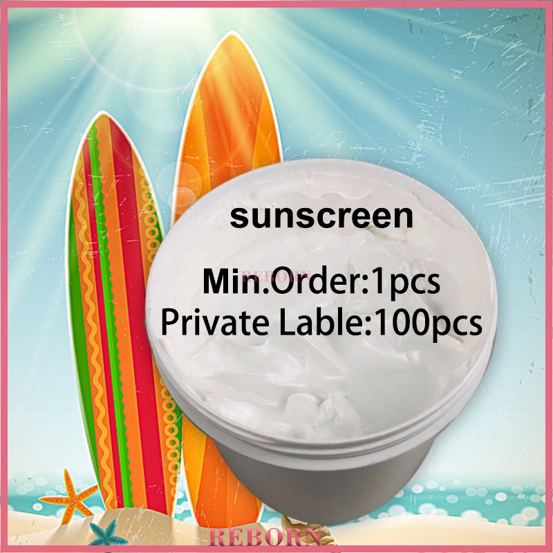 REBORN Sunscreen SPF50++ Anti-UV Physical OEM Mini 100g 10g Sample ...