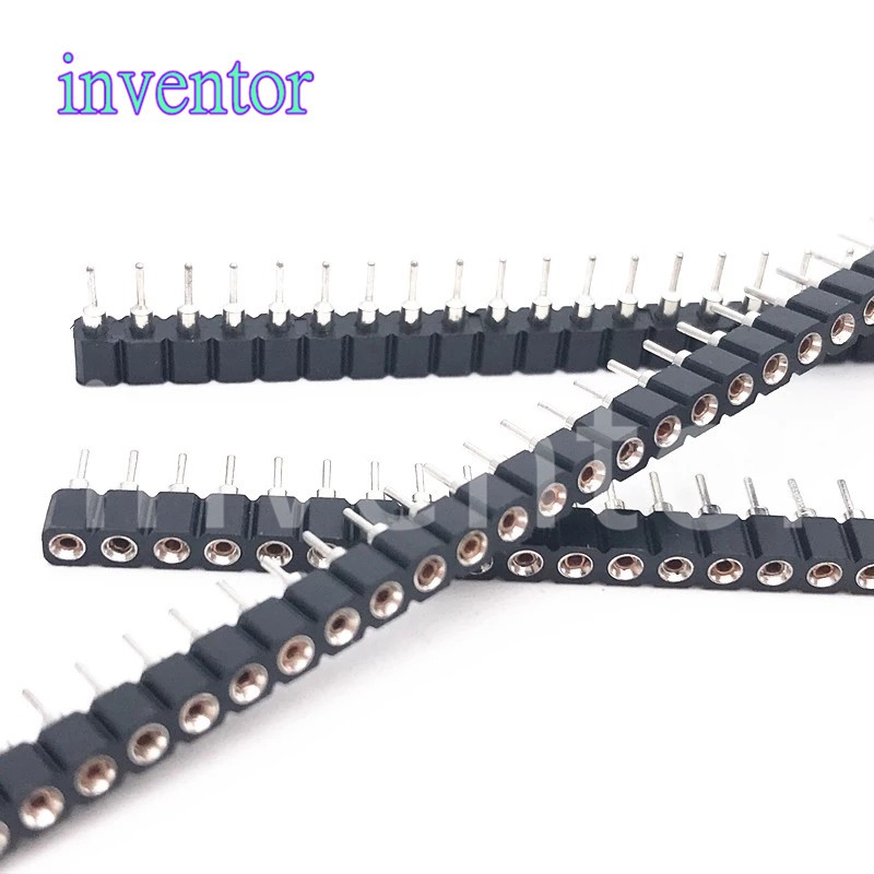 1pcs 1x40P 2.54mm Round Hole Female Header Tin Single Row 40Pin 0.1 ... 1pcs 1x40P 2.54mm Round Hole Female Header Tin Single Row 40Pin 0.1 ...