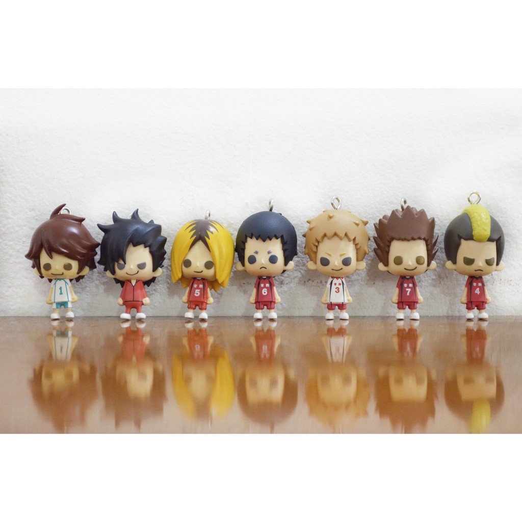 Ready Stock Haikyuu Figure Oikawa Haikyu Keychain Kuroo Kenma Cute Mini ...