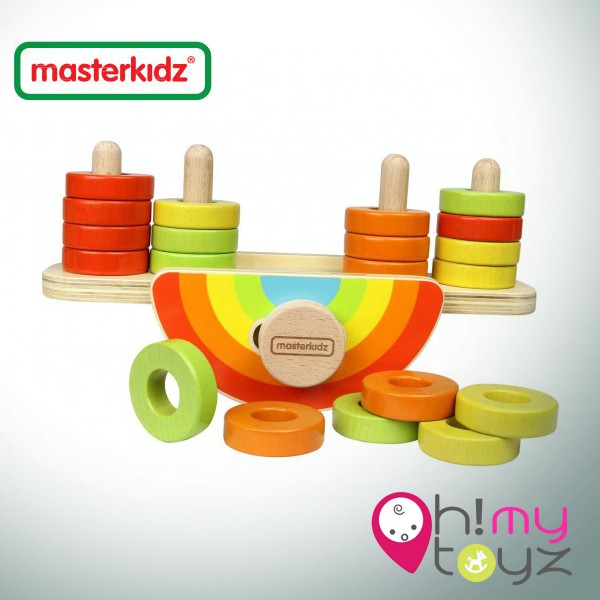 Wooden Balancing Toy Rainbow (Brain training) | Shopee Malaysia